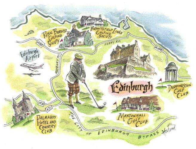5 Great Golf Courses to Play in Edinburgh, Scotland - LINKS Magazine